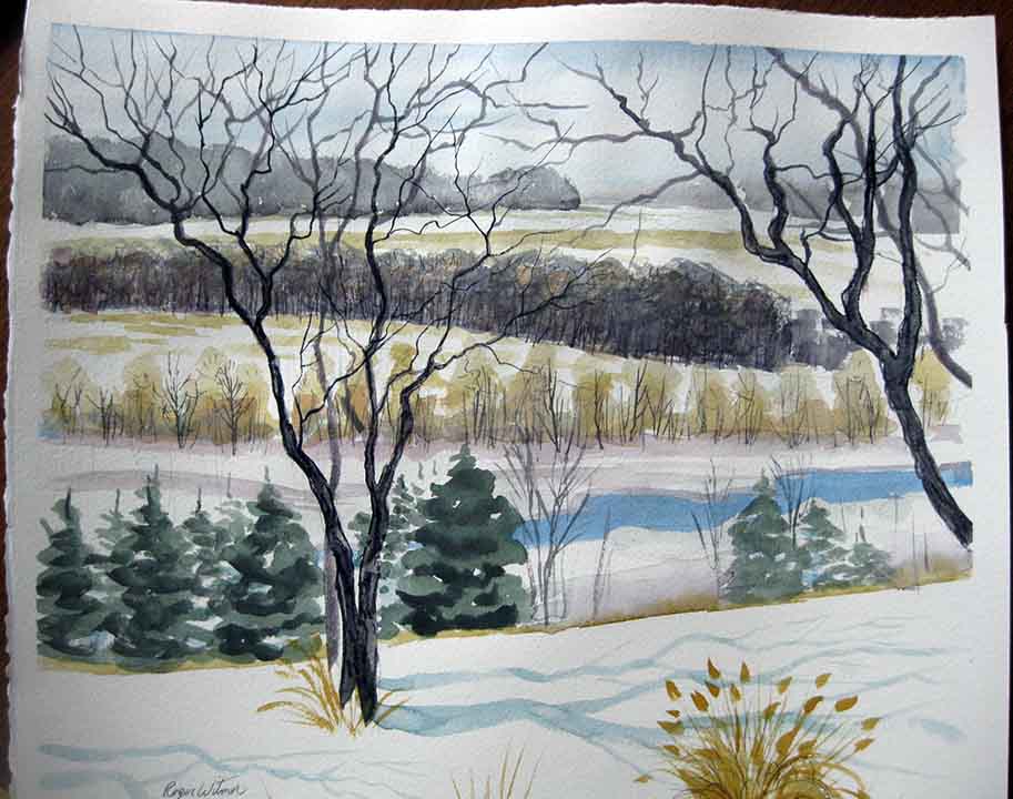 Watercolour Workshop at @aldercreekstudio1 | Roger Witmer Fine Art